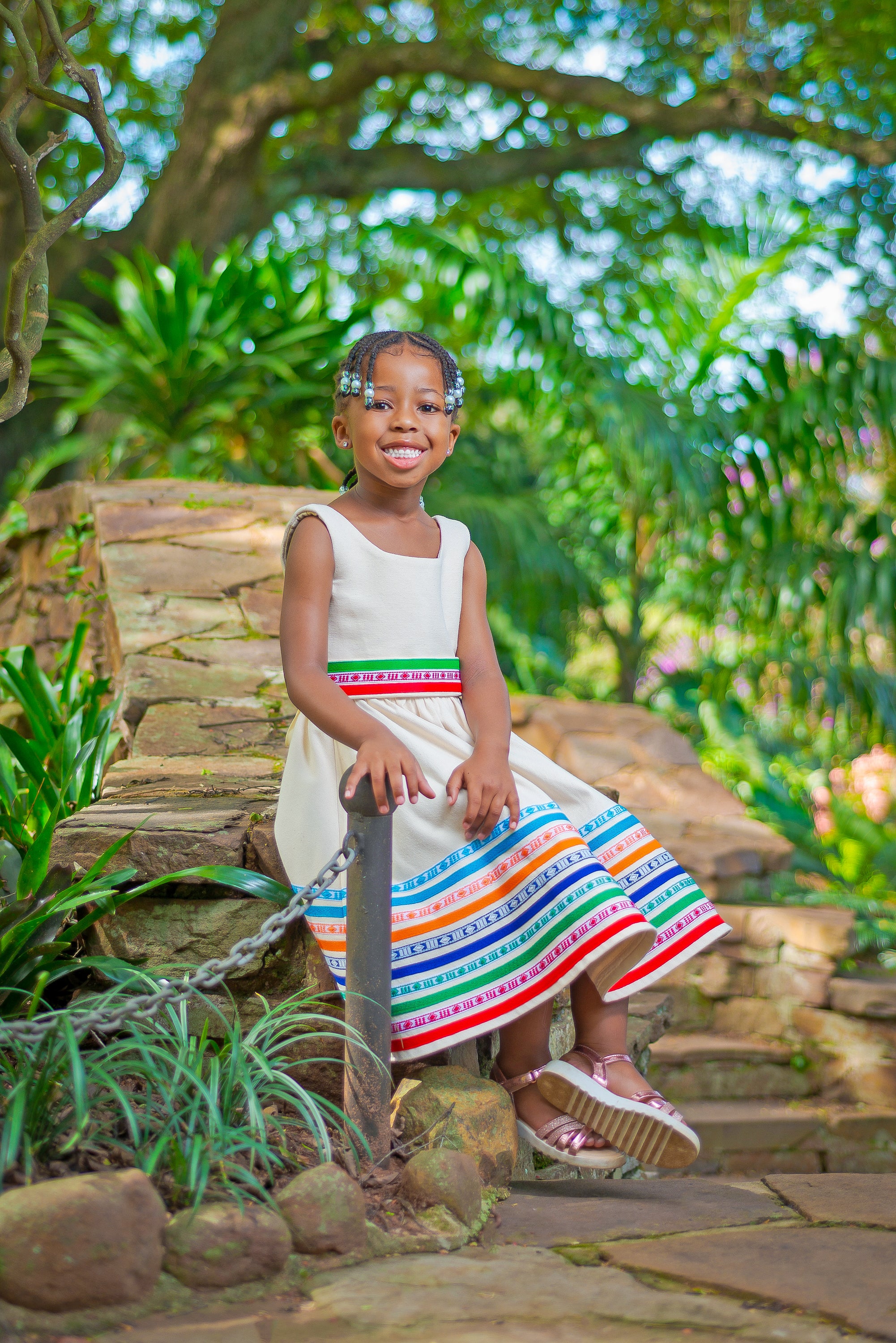 Isimpondo colors girls dress