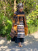 Mustard Cream and Black 5 piece Ladies Xhosa Traditional Attire